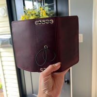 Leather Travel Notebook Cover, Monogrammed Notebook Cover, Notebook ...