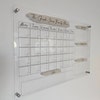 Butterfly Design Personalised Acrylic Wall Planner Custom Family ...