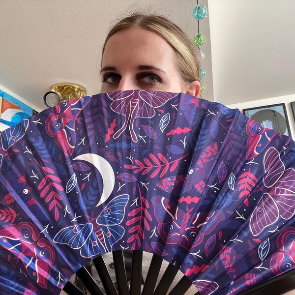 Viking, Helm of Awe, Green, Large Clack Fan Designed by Tara Vojta ...