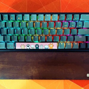 6.25X Cat Paws Claw Spacebar Keycap Cute Pink Painting - Etsy UK