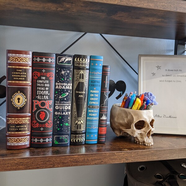 Decorative Bookends - Quotation Marks - Unique Book Holders for Modern ...