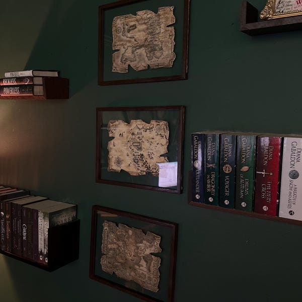 Powerless / Reckless Map of Ilya - Coffee Stained - 8x10in - Etsy