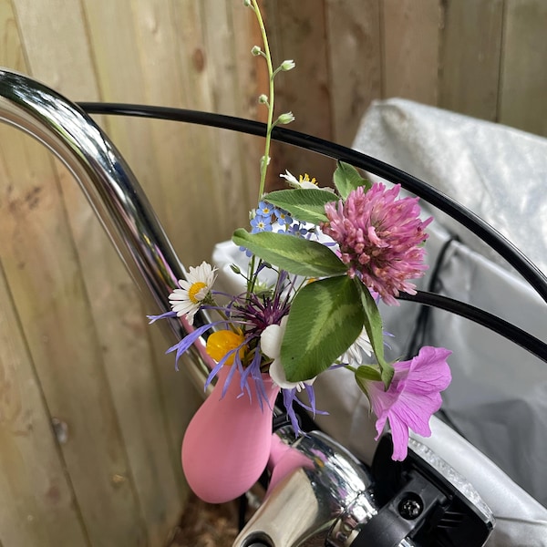 Bike Flower Vase for Handlebars Fun Biking Accessory for Summer, Flower ...