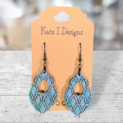 Art Deco Patterned Hair Clip Laser Engraved Hair Clip File - Etsy