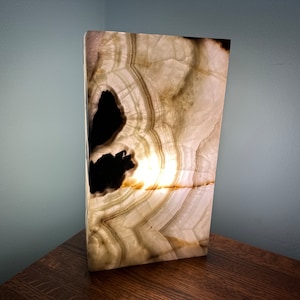 Bright Onyx Table Lamp 12, 14 & 16 A Cube of Light - Etsy