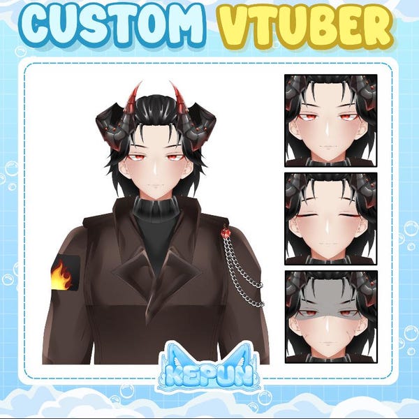 Custom Vtuber Model for Commercial Use | Live2d Vtuber, Vtuber ...