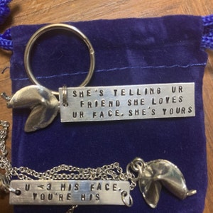 The Renee Key Chain Custom Fortune Cookie Key Chain - Etsy