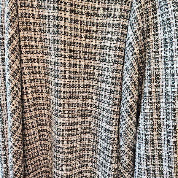 Purple Woven Tweed, Tweed Fabric for Clothing, Fashion Coat Dress Skirt ...