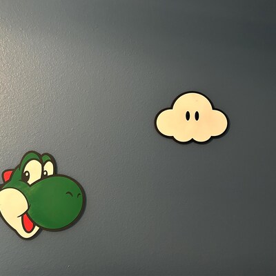 Cloud Mario Bros. Wooden Display - Etsy