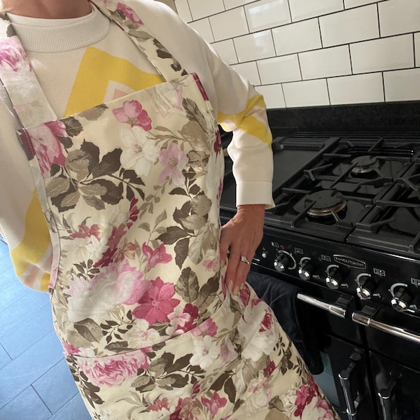 Kitchen Apron Sewing Pattern | Pinafore Apron Pattern | Easy ...