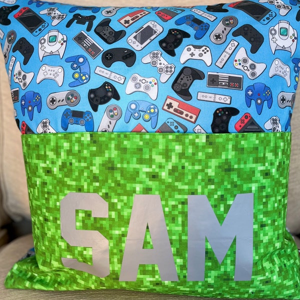 100% Cotton Digital Fabric Pixel Blocks Minecraft Crafty 140cm Wide - Etsy