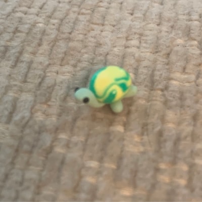 1 Mini Turtle Collectible Figurine Polymer Clay Sculpture - Etsy