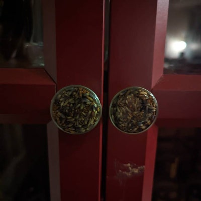 Antique Copper Spice Resin Cabinet Knobs, Farmhouse, Boho, Unique Knobs ...