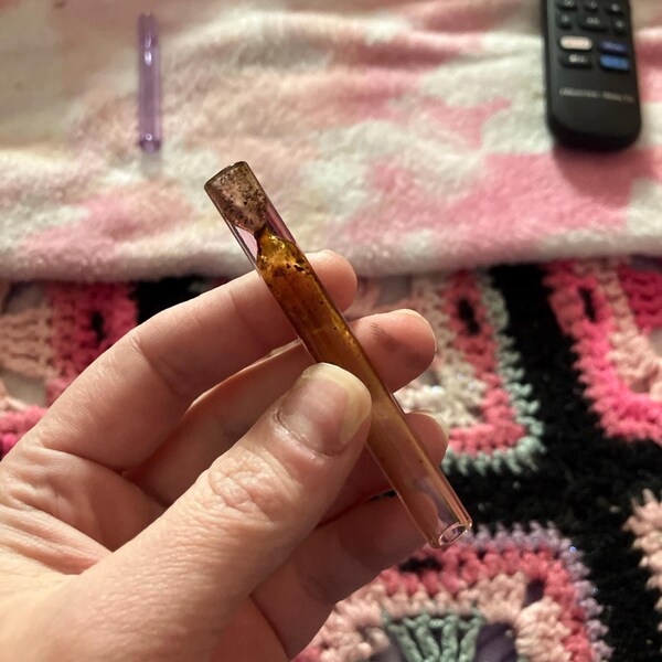 PINK Glass One Hitter for Dugout/hitter Box (please Read Description ...