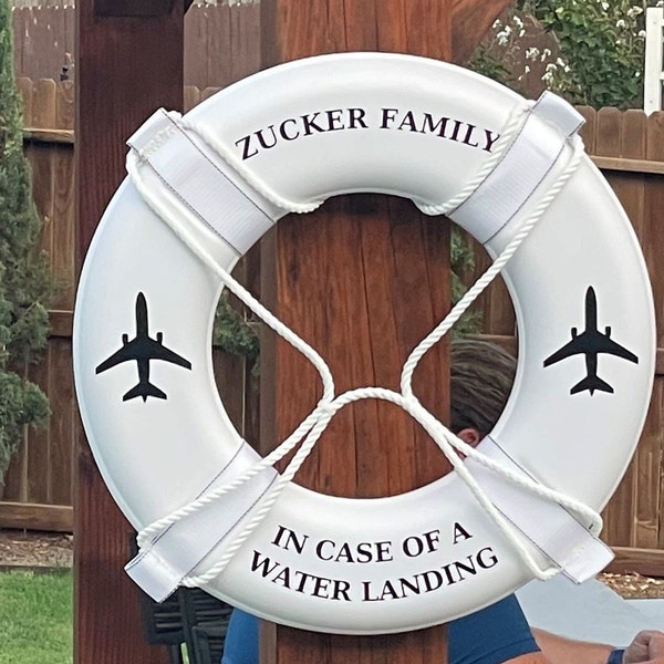Decorative Life Ring - Custom Life Ring | Boat Wedding | Custom Boat ...
