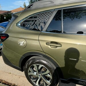 Quarter Window, FIT Only Sequoia 18-23 , Window Decal Overlay, Rear ...