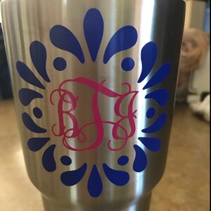 Yeti Monogram Decal Yeti Decal Monogram Decal Yeti Monogram Decal Yeti ...