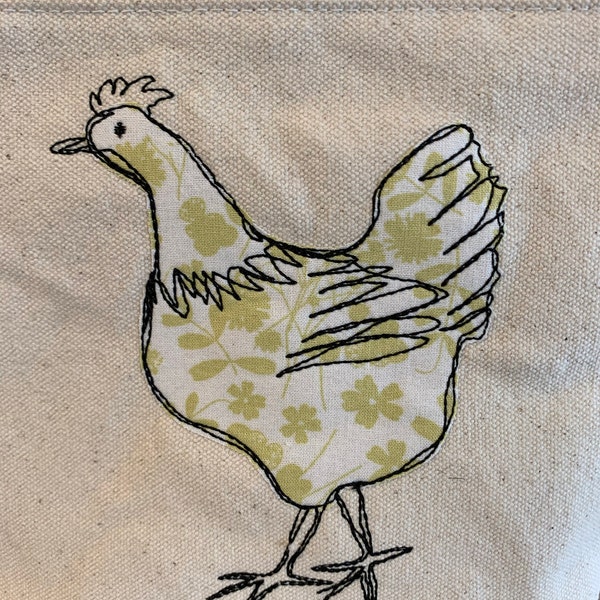 Chicken Machine Embroidery Design Applique, Chicken Embroidery ...