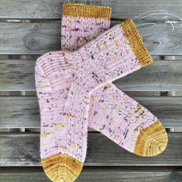 Easy, Classic, Beginner Friendly Sock Knitting Pattern ~ the Hibernal ...
