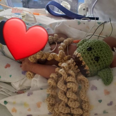 NICU Preemie Octopus Handmade Newborn & Preemie-buddy, Comfort Octopus ...