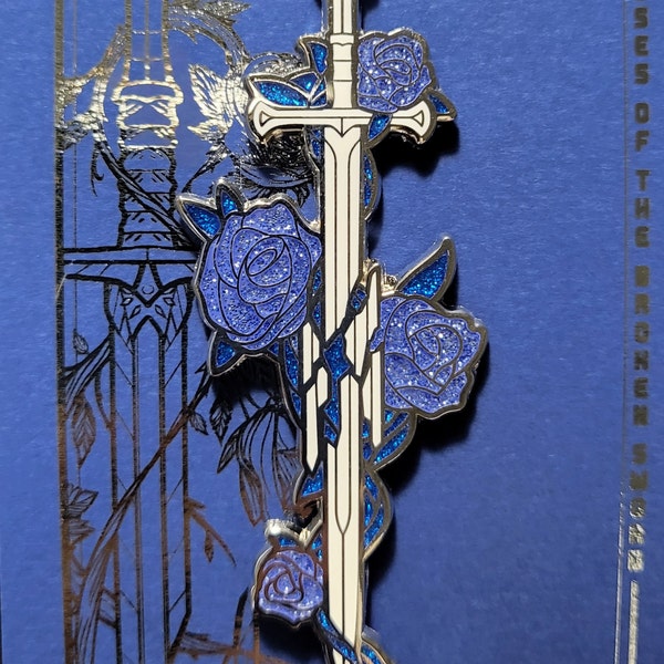 Roses of the Broken Sword | 80mm Enamel Pin - Etsy