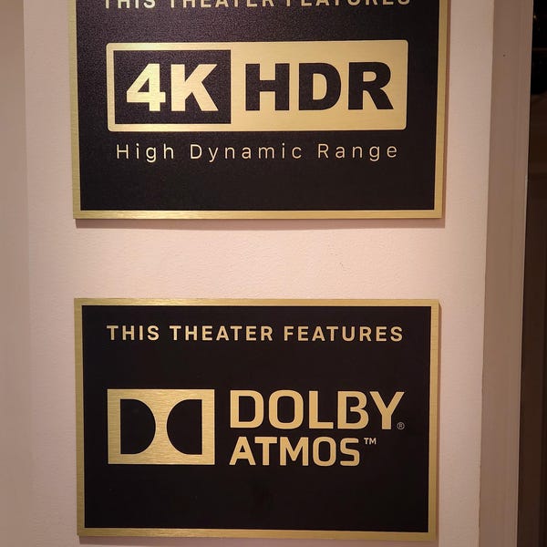 IMAX Enhanced Home Movie Theater Sign - Etsy