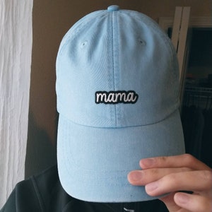 Baseball Hat W. Embroidered Quote Choose Patch & Cap Color - Etsy