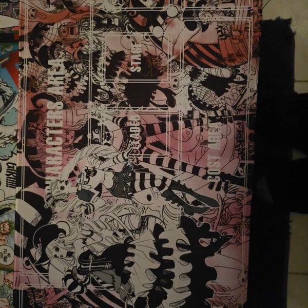 OP Playmat Portgas D. Ace Blue/yellow Mat Zones Stitched Edges Anime ...
