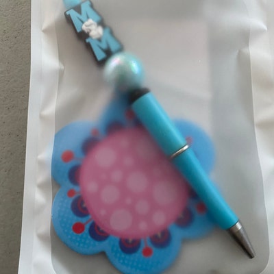 Axolotl // Beaded Ink Pen // Many Options // Pen Gift Set // Key Chain ...