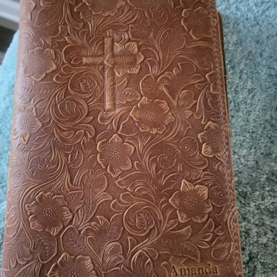 Personalized KJV Holy Bible Cover Custom Leather Holy Bible - Etsy