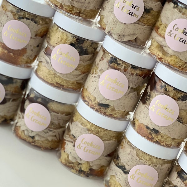 Foil Flavour Stickers for Baking Business•cake Flavor Customised Labels ...