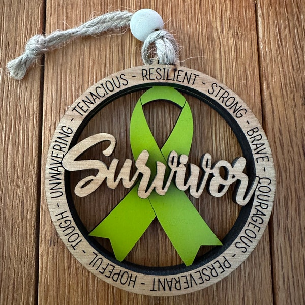 Cancer Awareness Ornament/cancer Fighter Ornament/cancer Hope Ornament ...