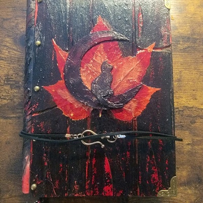 Gothic Diary Grimoire Custom Sketchbookbook of Shadows Spell - Etsy