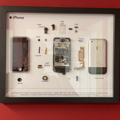 Disassembled iPhone Art With Frame, Disassemble Art Frame iPhone 1 ...