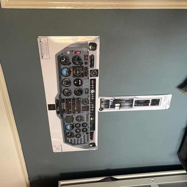 Boeing 737-800 Cockpit Poster - B737NG Cockpit Training Poster - Flight ...