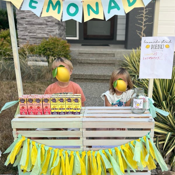 Editable Lemonade Stand Signage Template | Lemonade Stand Poster ...