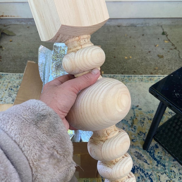 Massive Modern Bench Legs - 4.75" X 16" - Set of 4 - Handmade in NC - Etsy