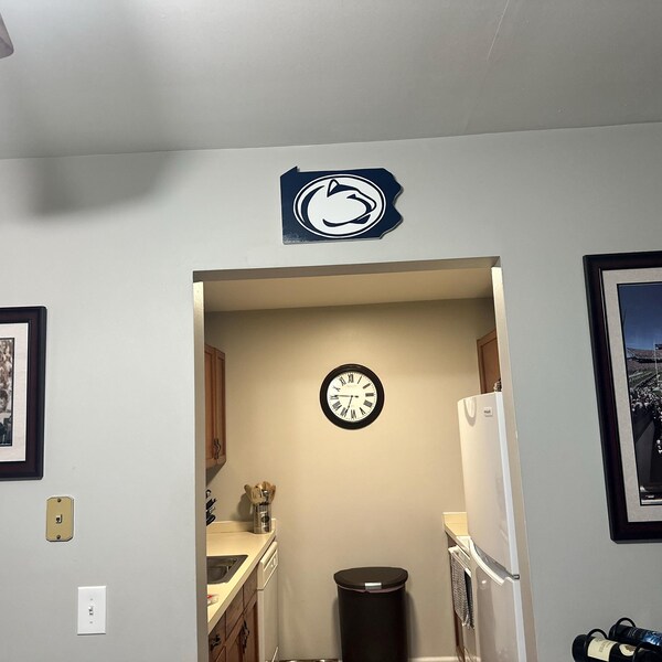 LSU Hand Painted Wooden Sign, Cut Into the Shape of Louisiana. - Etsy