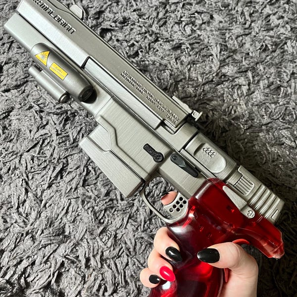 3D Printed Johnny Silverhand Custom Malorian Arms 3615, Cyberpunk ...