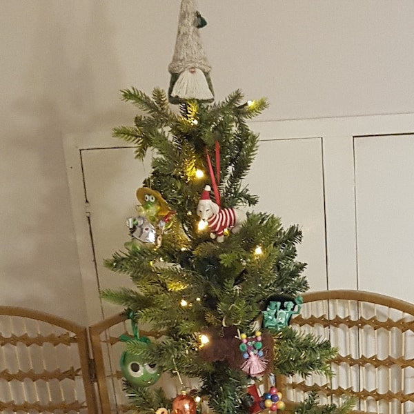 Santa Claus Gnome Christmas Tree Topper. Christmas Gnome, Swedish Tomte ...