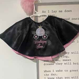 Personalized Embroidered Pageant Cape Makeup Cape Hair Cape - Etsy