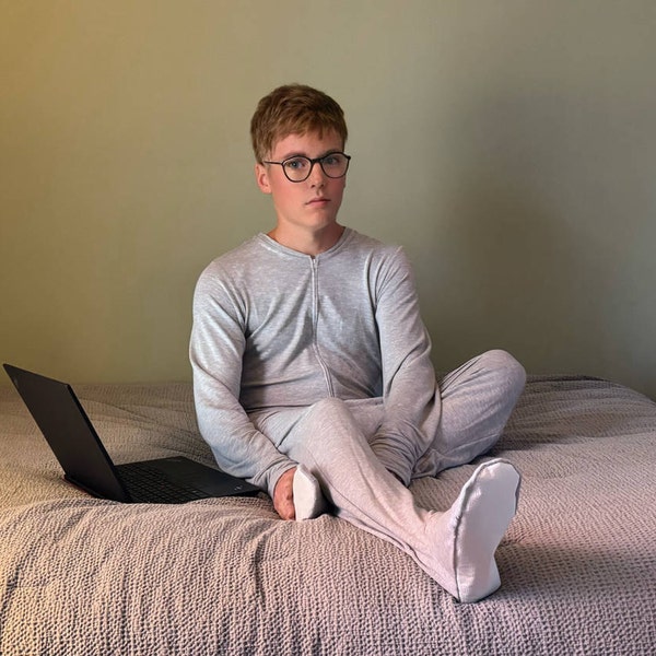 Footed Zipper Sleeper Sleepsuit Coverall Pajama With Feet Zip up CUSTOM ...