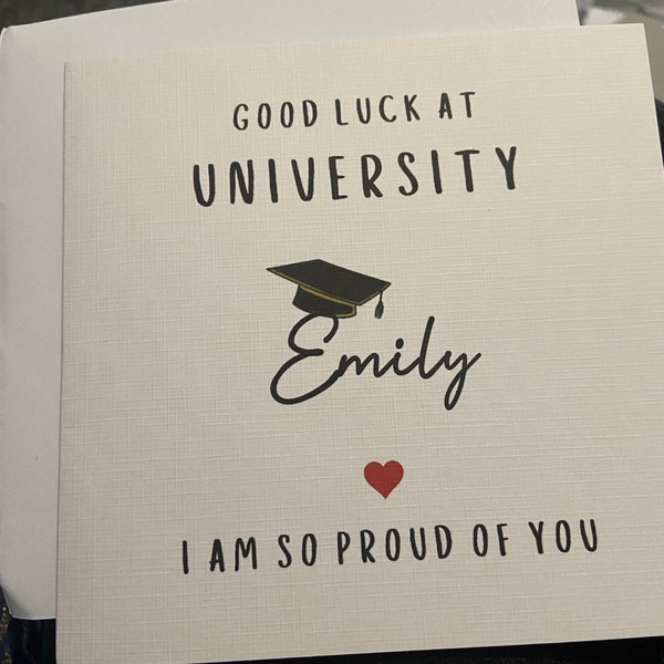 Good Luck at University Card, Going to University Card, off to Uni Card ...