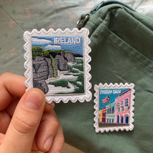 Ireland Patch- Travel Patches- Iron on Patch- Patches- Ireland ...