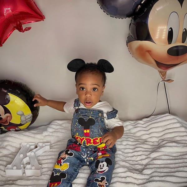 Boy Birthday Overalls | Any Theme | Overalls ONLY | Choose Long or ...