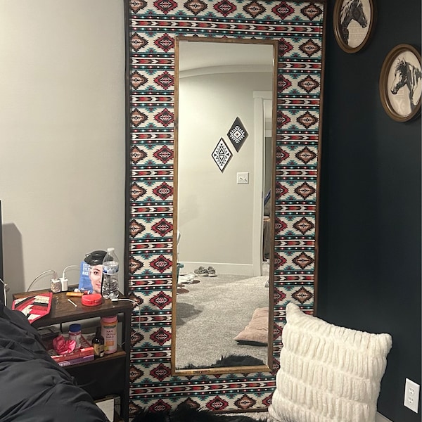 Fabric by the Half Yard - FLANNEL Fabric Material - Southwest Stripe ...