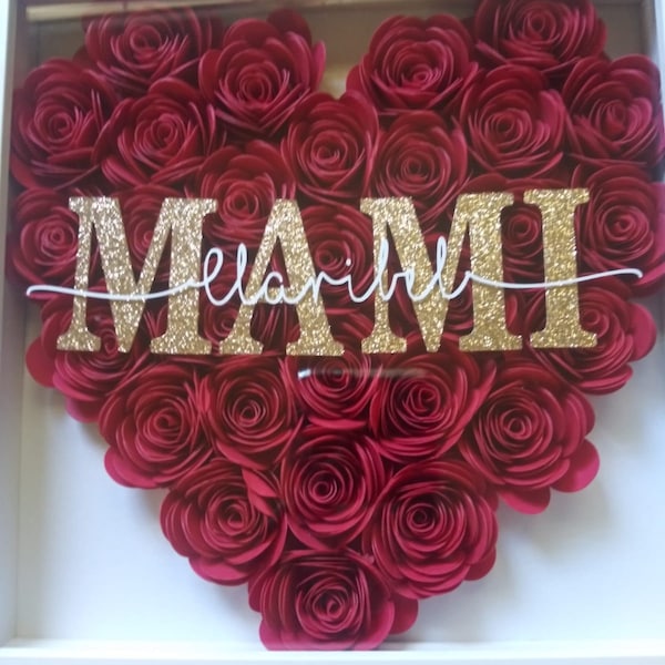 Customizable Shadow Box Mom Birthday Gift Love Mothers Day Gift Room ...