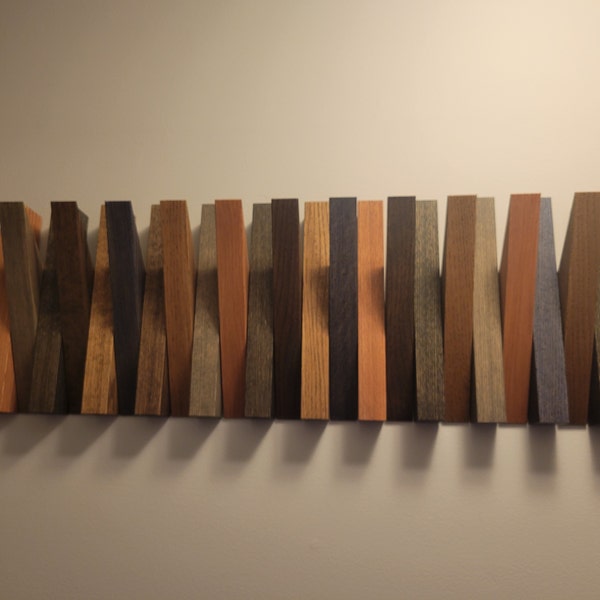 Grand Design Modern Coat Rack, Hardwood Coat Rack, MCM Wall Hanging ...