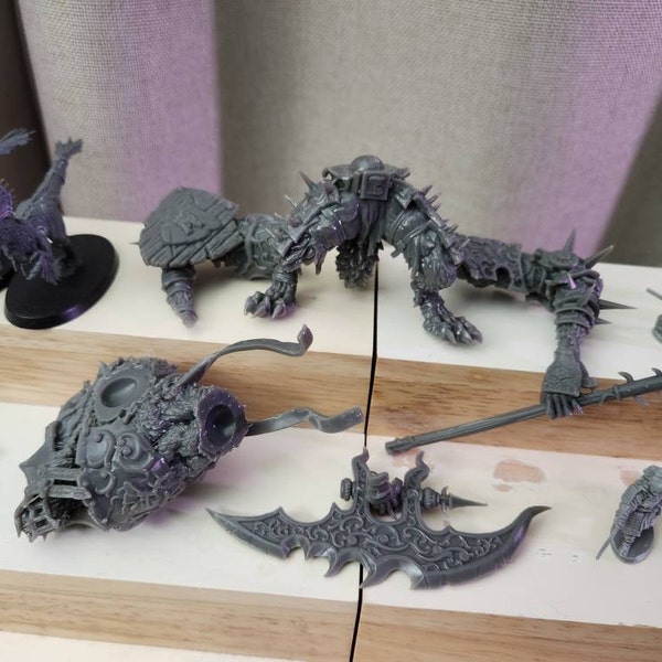 The Black Archon | Archvillain Games 3d Printed Miniature - Etsy