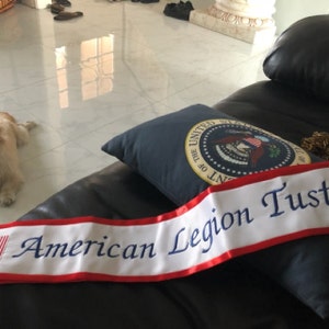 Custom Embroidered Sash/ Monotype Corsiva Font - Etsy